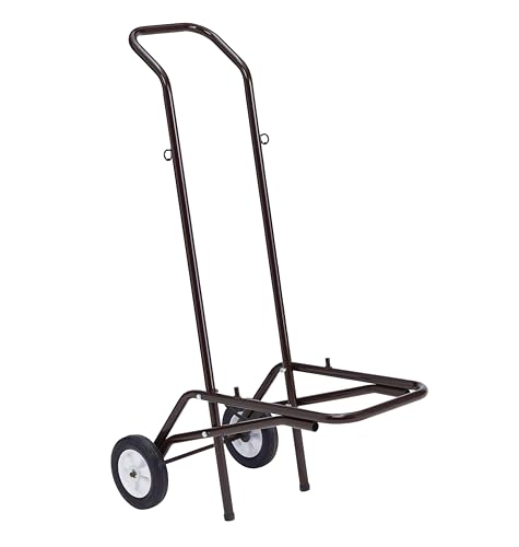 OEF Furnishings Heavy Duty Stack and Banquet Chair Dolly with Oversized Rubber Wheels, Easy Transport and Storage Solution