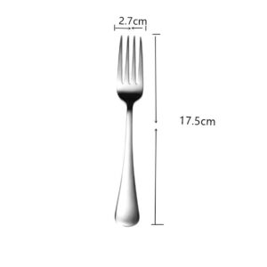 MIZORLIE 10-Piece Dinner Forks Set,Food-Grade Stainless - 7 Inches Table Forks,Flatware Forks,Dessert Forks,Salad Forks