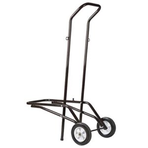 oef furnishings heavy duty stack and banquet chair dolly with oversized rubber wheels, easy transport and storage solution