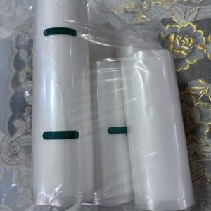 Vacuum Sealer Bags Rolls for Food Saver 11"x25' 3Rolls + 8"x25' 3Rolls Seal a Meal Commercial Grade, BPA Free, Heavy Duty, Great for Vacuum storage, Meal Prep or Sous Vide