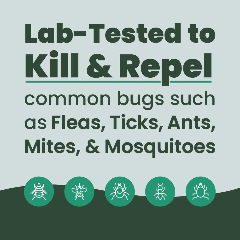 Outdoor YardSafe | Kills & Repels Mosquitoes, Ticks, Fleas, Mites & More with Natural Essential Oils | Family & Pet-Safe | Eco-Friendly | 4 Quarts (128 Oz.)