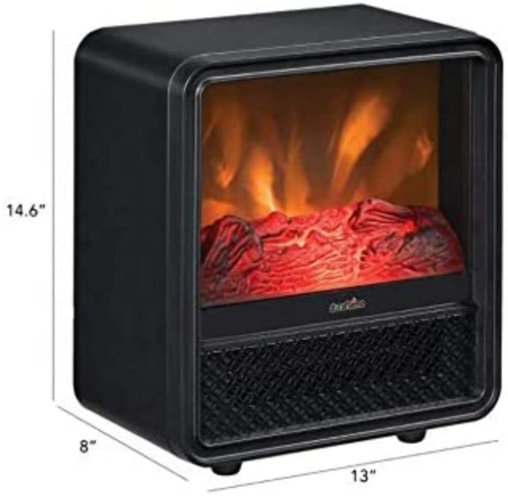 duraflame® Portable Electric Fireplace Personal Cube Space Heater