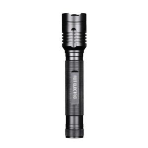 Feit Electric LED Tactical Flashlight - Aluminum Alloy - Zoomable Strike Bezel; Illuminate up to 1,000 feet - Adjustable Brightness from 260-1000 Lumen | Requires 3-C Batteries