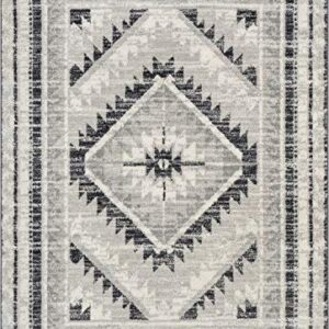 Well Woven Malfi Pisa Aztec Tribal Southwestern Grey