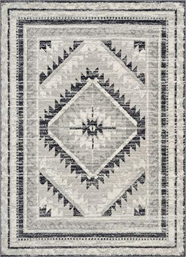 Well Woven Malfi Pisa Aztec Tribal Southwestern Grey