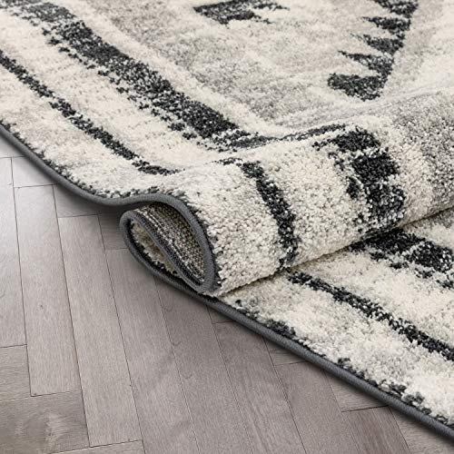 Well Woven Malfi Pisa Aztec Tribal Southwestern Grey