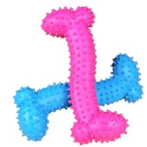 shlutesoy Pet Chew Toys,Resistant to Bite Bone Pet Dog Puppy Molar Thorn Chew Toy for Teeth Training