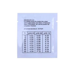 DuvinDD 18 Pack pH Buffer Solution Powder for Precise pH of pH Meter, pH Calibration Solution Powder Packets pH 6.86/4.01/9.18