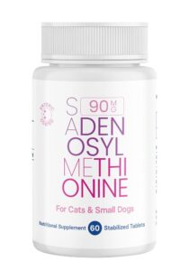 sam-e liver and brain health supplement for medium and large dogs - with s-adenosylmethionine (same), 60 coated tablets