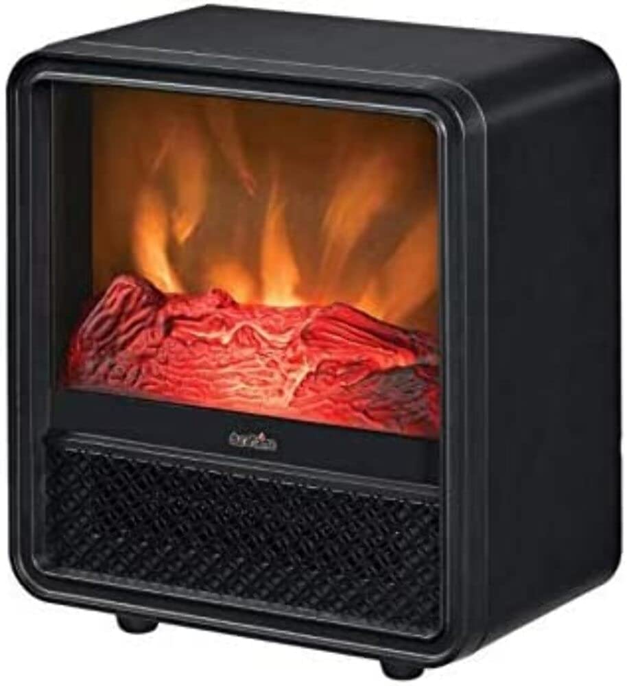 duraflame® Portable Electric Fireplace Personal Cube Space Heater