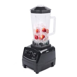 commercial food blender mixer, 2l 2200w heavy duty countertop kitchen blender high speed fruit extractor juicer for fruits, shakes, smoothies & soup