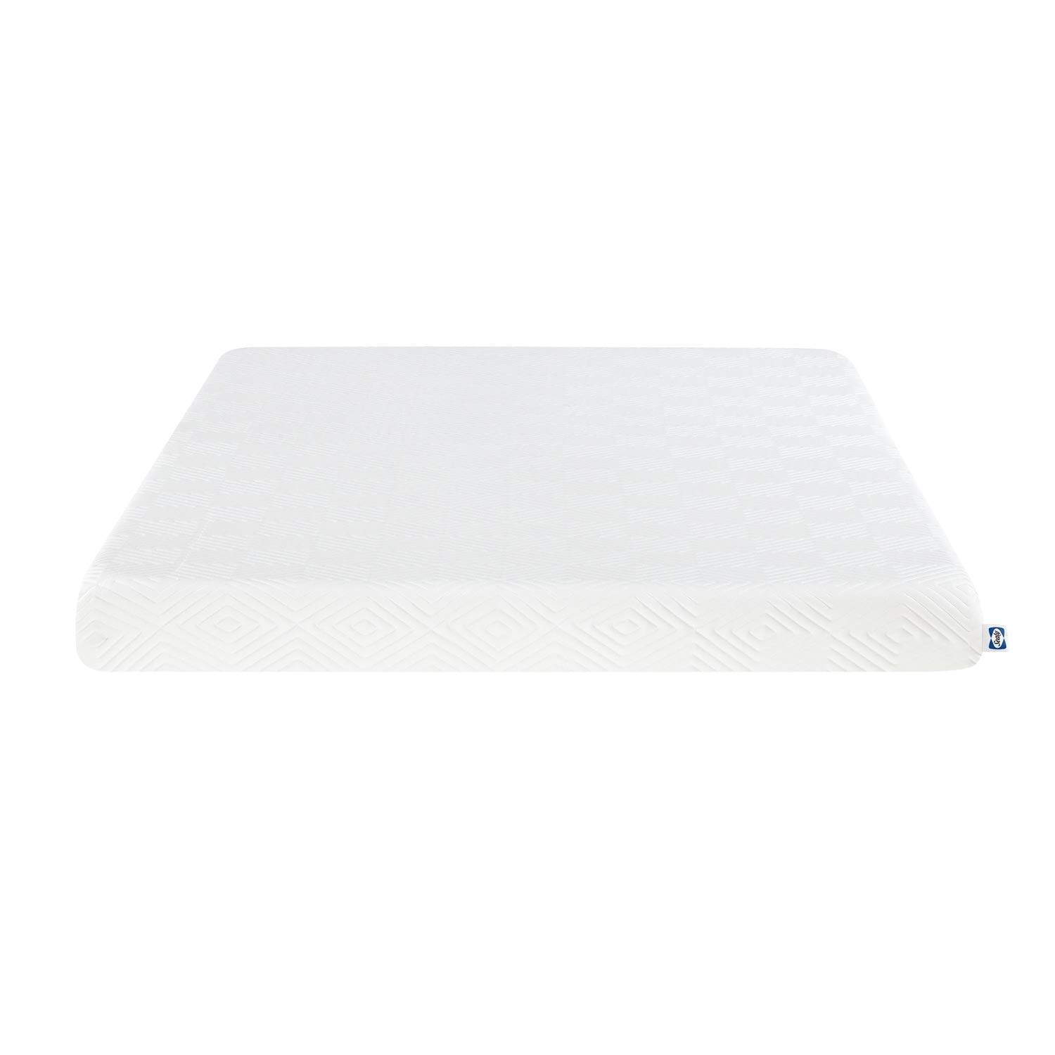 Sealy - Memory Foam Bed in a Box – 6 Inch, Low Profile, Medium Feel, Full Size, CertiPur-US Certified, White