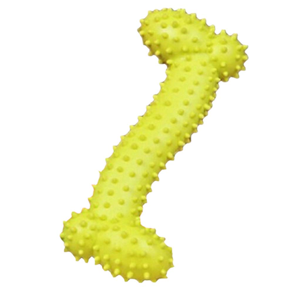 shlutesoy Pet Chew Toys,Resistant to Bite Bone Pet Dog Puppy Molar Thorn Chew Toy for Teeth Training