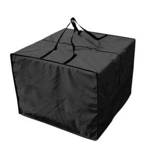 zulux outdoor cushion storage bag - durable 210d patio cushion bag, zippered garden cushion storage bag with handles and capacity 32" x 32" x 24"