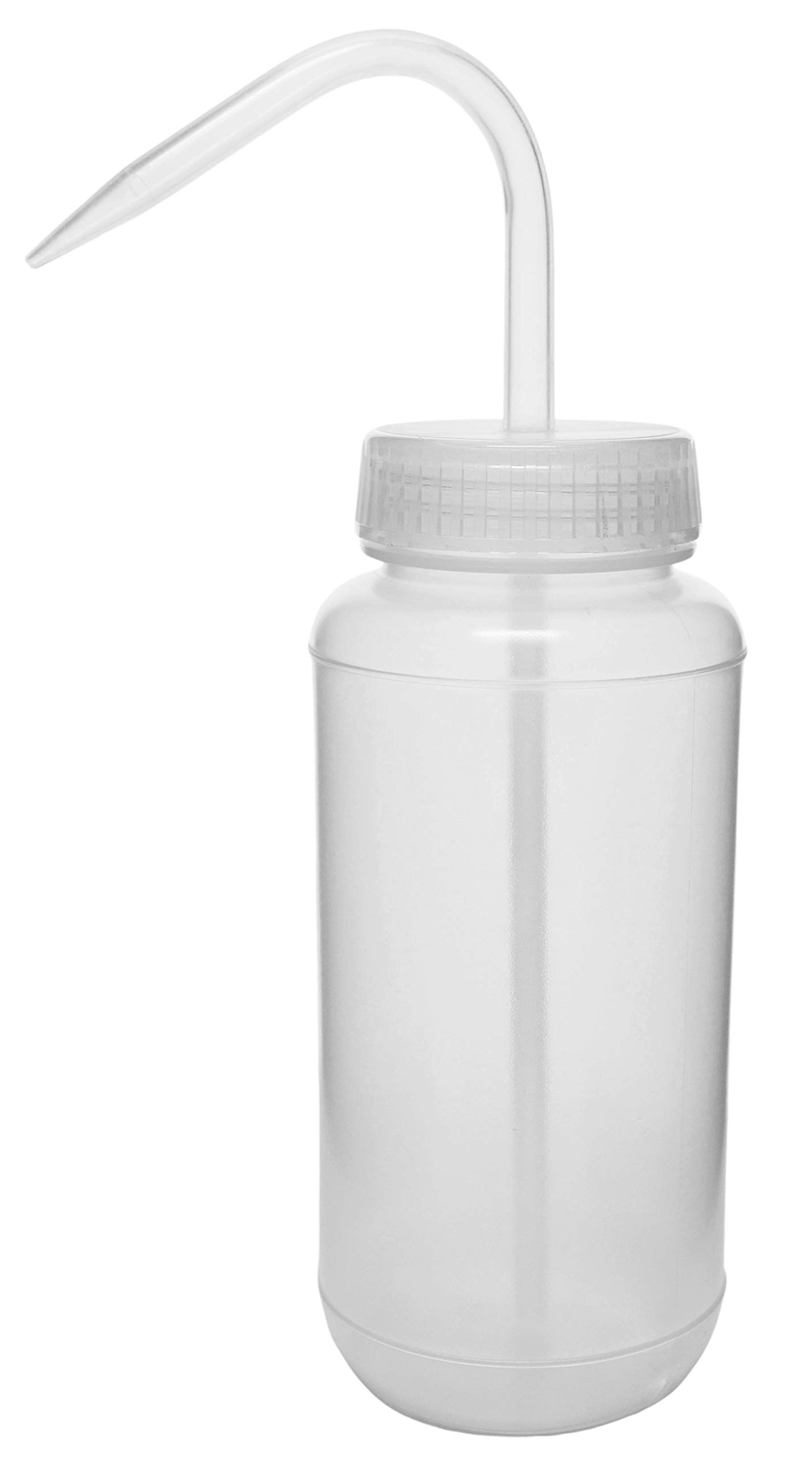 EISCO 500mL Wash Bottle - Wide Mouth - Vented Cap - LDPE - Translucent - Unlabeled - Squeeze Rinse Bottle