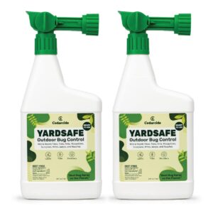 Outdoor YardSafe | Kills & Repels Mosquitoes, Ticks, Fleas, Mites & More with Natural Essential Oils | Family & Pet-Safe | Eco-Friendly | 4 Quarts (128 Oz.)