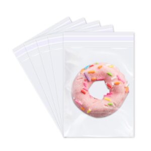 imailer - 500 pcs - 4" x 6" clear plastic cellophane bags - self sealing cello bags for bakery, cookies, photo, prints, a1 cards, envelopes