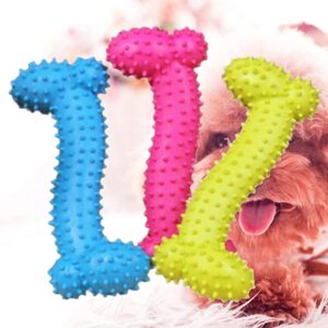 shlutesoy pet chew toys,resistant to bite bone pet dog puppy molar thorn chew toy for teeth training