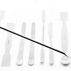 EISCO 15 Piece Scoop & Spatula Set - Assortment - For Use In A Variety Of Lab Applications - Stainless Steel