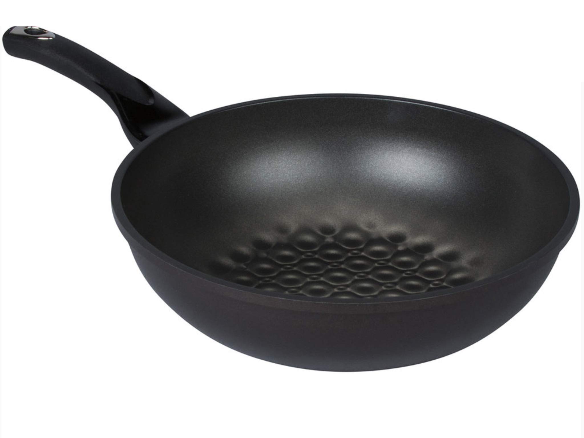 3D Marble Non-Stick, Non-Scratch Coating Wok Pan. (Made in Korea). (32cm)