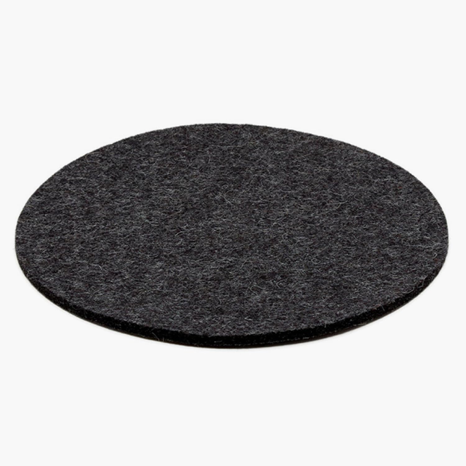 Graf Lantz - Trivets for Hot Dishes - Heat Resistant 100% Merino Wool - Hot Pads for Kitchen, Countertops, Tables, Sizzling Dishes, Pots & Pans - Home Decor, Kitchen Accessories - 8", Charcoal