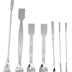 EISCO 15 Piece Scoop & Spatula Set - Assortment - For Use In A Variety Of Lab Applications - Stainless Steel