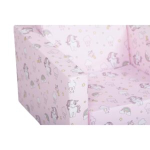 delsit replacement cover for sofa & chair fabric with secure fit - easy to install & remove - durable, washable & stylish sofa cover for kids furniture | only replacement cover