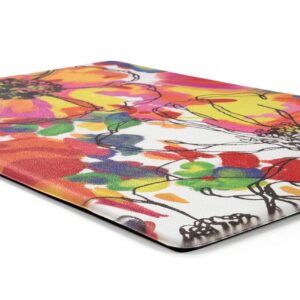 Rugshop Modern Bright Flowers Anti Fatigue Standing Mat 18" x 47" Multi