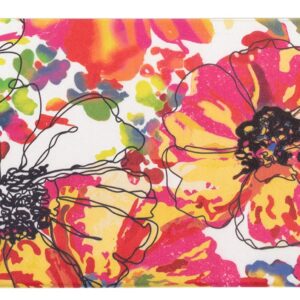 Rugshop Modern Bright Flowers Anti Fatigue Standing Mat 18" x 47" Multi