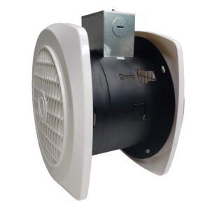 BV Ventilation Exhaust Fan for Home 90 CFM - Wall Fan 4.0 Sones Quiet & Efficient Room-to-Room Airflow, up to 85 sq ft | 6" Diameter | Customizable Vent Fan - Removes Heat, Odors, Smoke & Humidity