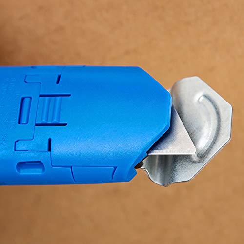 Pacific Handy Cutter AR3 Guarded Auto Retract Safety Cutter with Ambidextrous Twist Handle, Cuts Boxes, Cardboard, Tape, Plastic Straps, and More