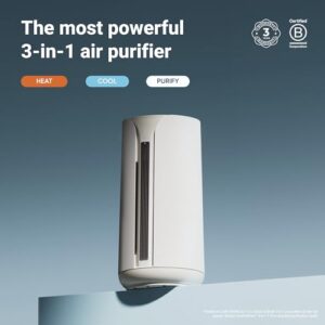 BLUEAIR ComfortPure Most Powerful 3-in-1 Air Purifier: Cooling, Heating, Purifying –HEPASilent Cleaner for Home, Pets, Allergies, Dust, Smoke, Odor – Covers 840 sqft in 60 Minutes – All season comfort