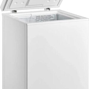 Commercial Freezer Chest freezer 3.5 CuFt 22" NSF Restaurant White Solid Flat Top w/Storage Baskets