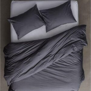 The Bishop Cotton Duvet Cover Queen Size, 100% Egyptian Cotton 1 Piece Duvet Cover Full, 800 Thread Count Queen Duvet Cover Set, Soft Bedding Comforter Cover with Zipper Closure - Elephant Grey