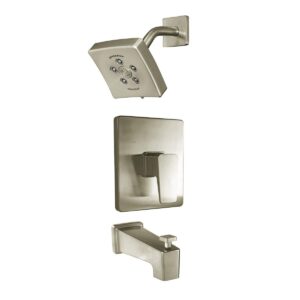 speakman slv-24030-bn kubos trim shower and tub combination (valve not included), brushed nickel