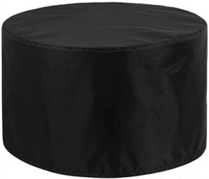 heavy duty patio table covers,round garden furniture covers,outdoor furniture protective cover for waterproof anti-uv, adjustable hem (150x110cm,black)