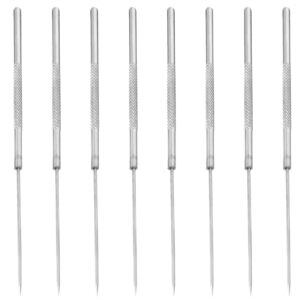 Baluue 8pcs Dissection Needle Stainless Steel Single End Probe Lab Bio Experiment Dissection Tools for Medical Students and Veterinary