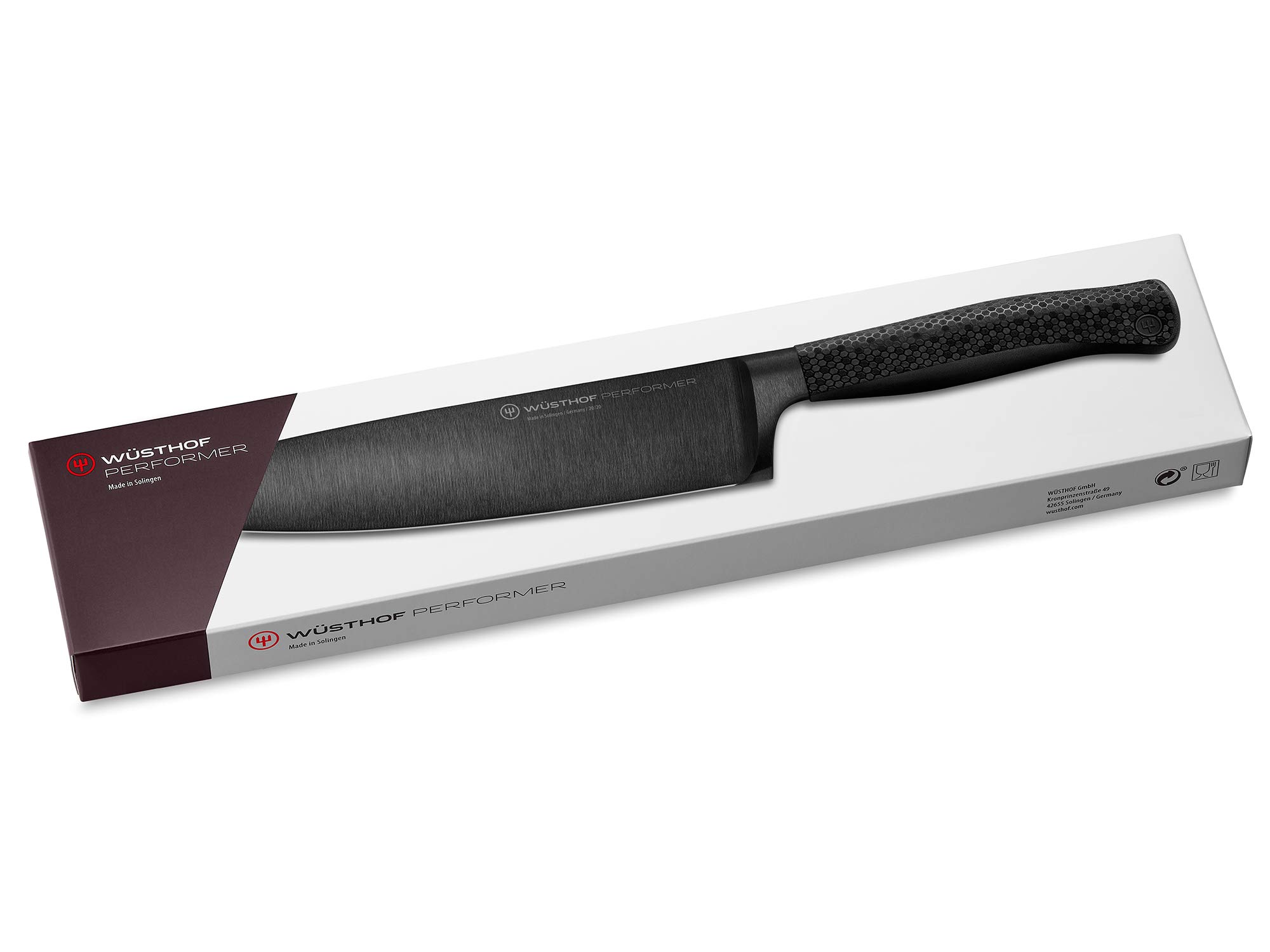 Wüsthof Performer 8" Chef's Knife, Black