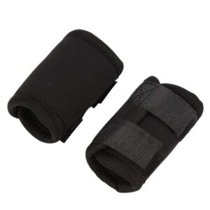 zerodis 1 pair dog front leg wrist guard, leg brace kneepad carpal support oint brace elbow protector warp for pet dog with arthritis injuries black(s)