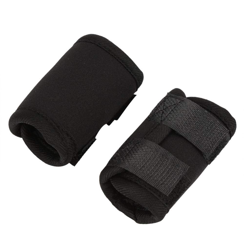 Zerodis 1 Pair Dog Front Leg Wrist Guard, Leg Brace Kneepad Carpal Support oint Brace Elbow Protector Warp for Pet Dog with Arthritis Injuries Black(S)