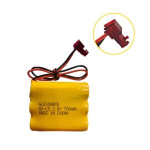 GLESOURCE 3.6V 700mAh Ni-CD Battery Pack Replacement for Sure-Lites 026-148 026148 Exit Sign Emergency Light SL-026148 SL-026-148 SL026148(2 Pack)