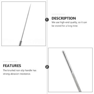 Baluue 8pcs Dissection Needle Stainless Steel Single End Probe Lab Bio Experiment Dissection Tools for Medical Students and Veterinary