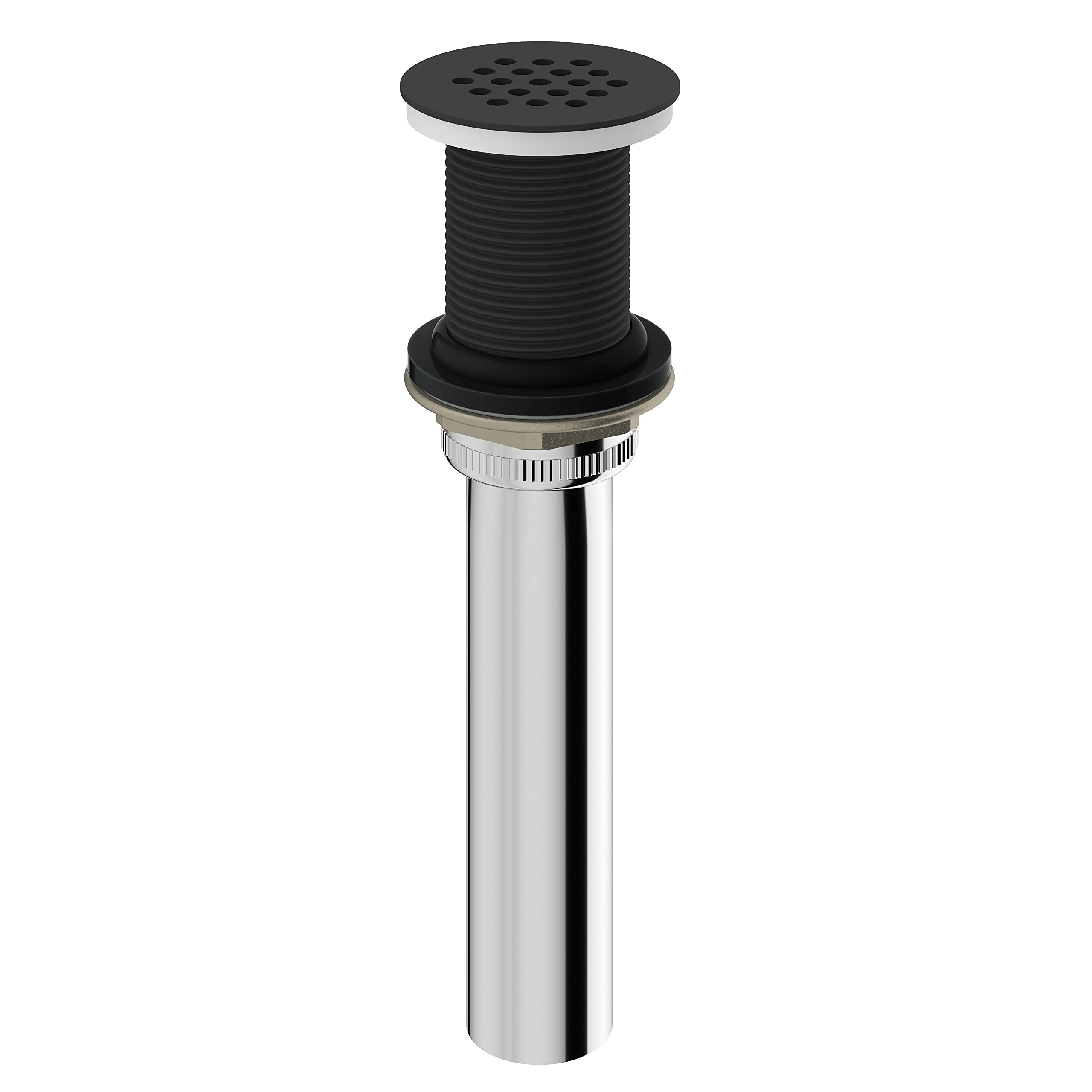 VIGO 1.75 in. Vessel Bathroom Sink Drain in Matte Black - VG07001MB