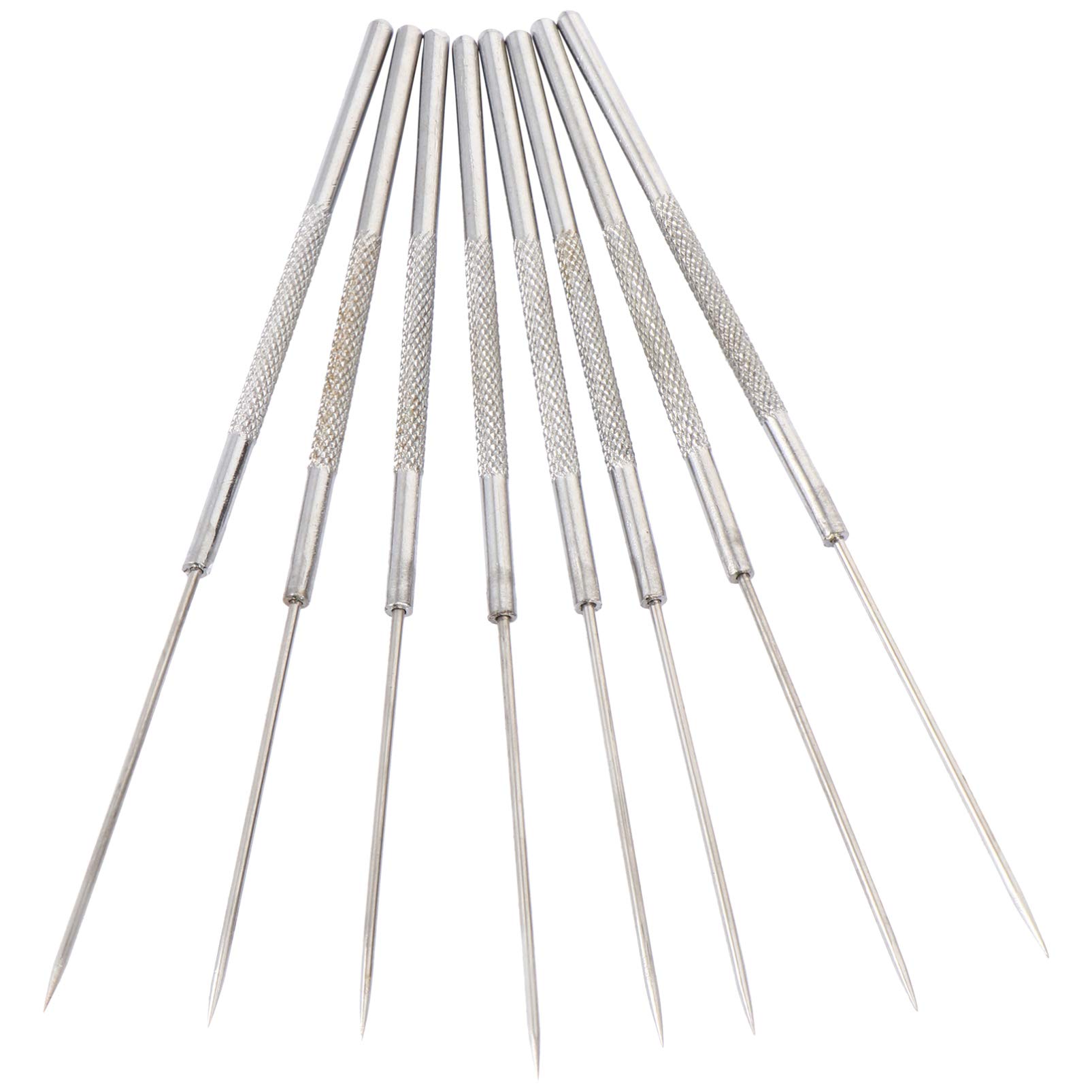 Baluue 8pcs Dissection Needle Stainless Steel Single End Probe Lab Bio Experiment Dissection Tools for Medical Students and Veterinary