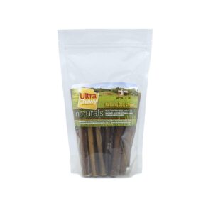 Ultra Chewy 6-Inch Odor Free Bully Stick 25 Pack: Best Bully Sticks for Small to Large Dogs - Top Choice Treats Sticks for a Healthy Chew - Fully Digestible - Rawhide Free