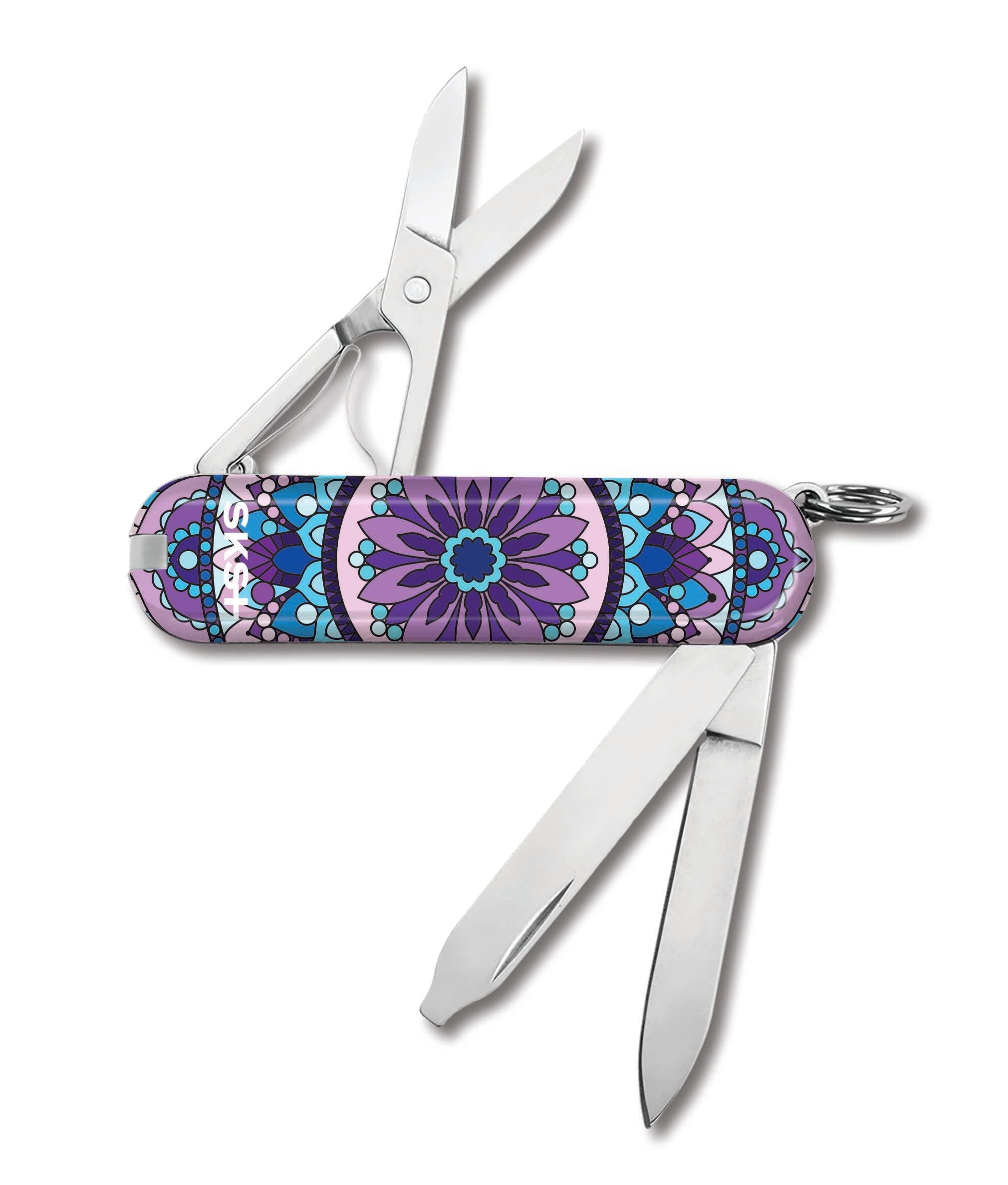 Victorinox Classic SD 7 Function Purple Mandala Limited Edition Pocket Knife