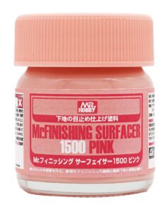 gsi creos - sf292 mr. finishing surfacer 1500 pink bottle (40ml), mr. hobby