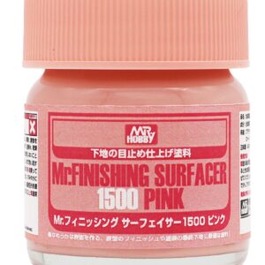 GSI Creos - SF292 Mr. Finishing Surfacer 1500 Pink Bottle (40ml), Mr. Hobby