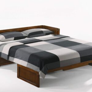 Night & Day Murphy Cube Cabinet Bed PRE-Assembled by SDS Cabinet Beds with 6" Memory Foam Mattress