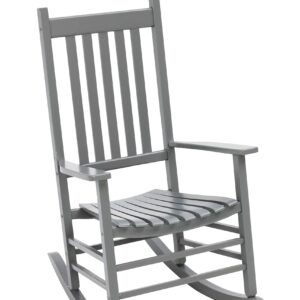 Woodlawn&Home, 100026, Mission Style Rocking Chair Gray